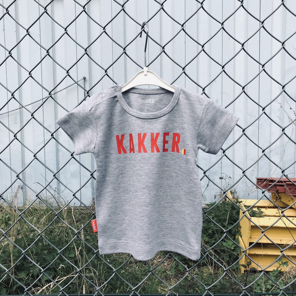 KAKKER • T-SHIRT • BABY - Handmade in Mechelen