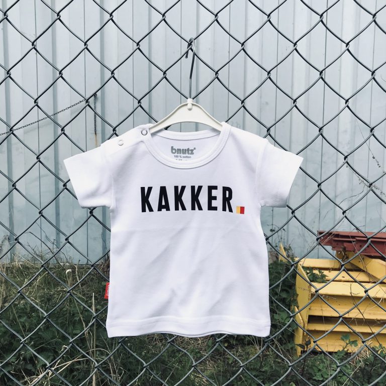 KAKKER • T-SHIRT • BABY - Handmade in Mechelen